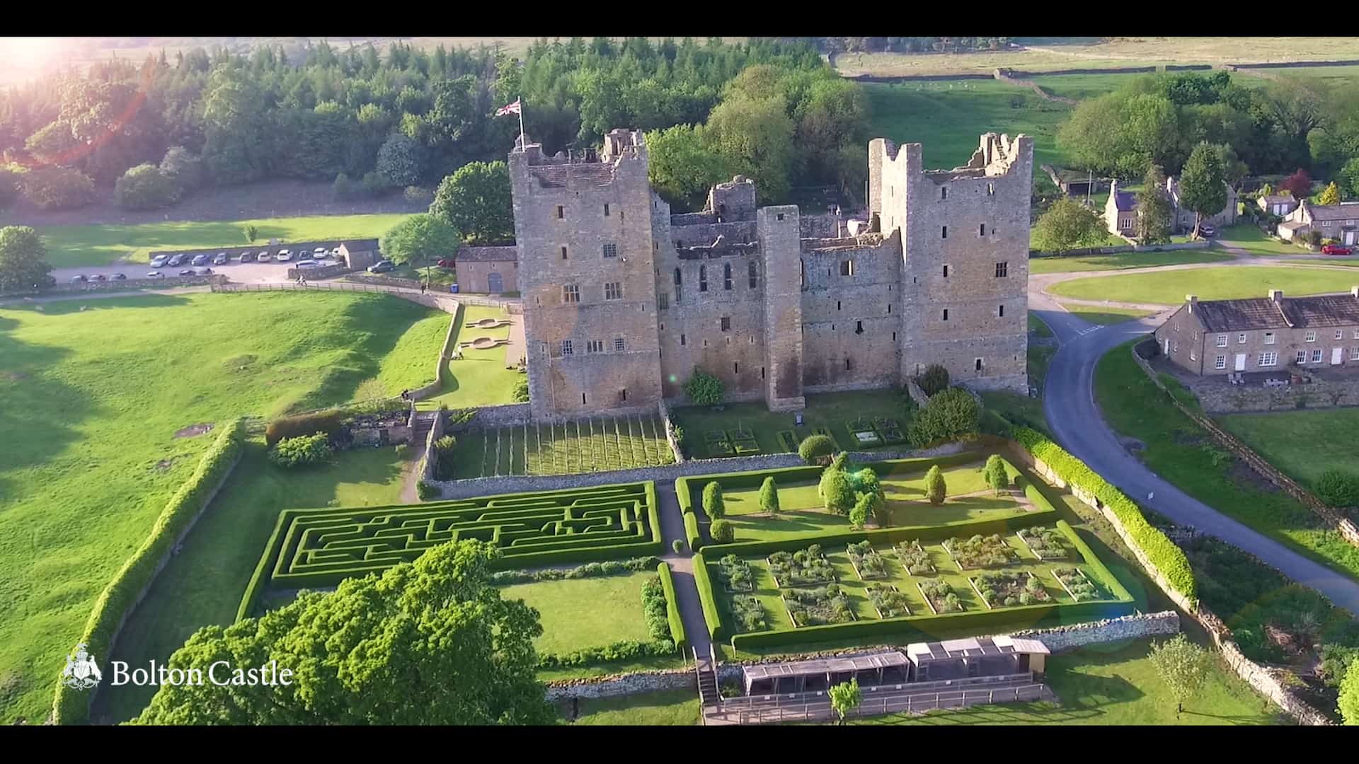Bolton Castle in Wensleydale, family days out, falconry and weddings