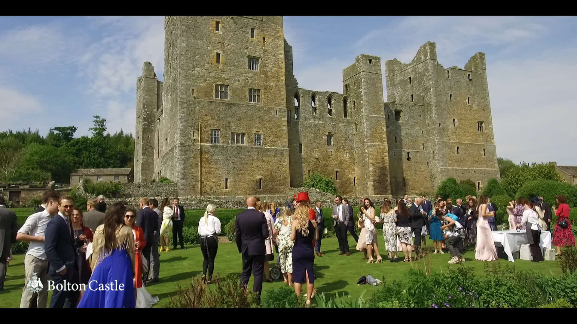 Bolton Castle in Wensleydale, family days out, falconry and weddings