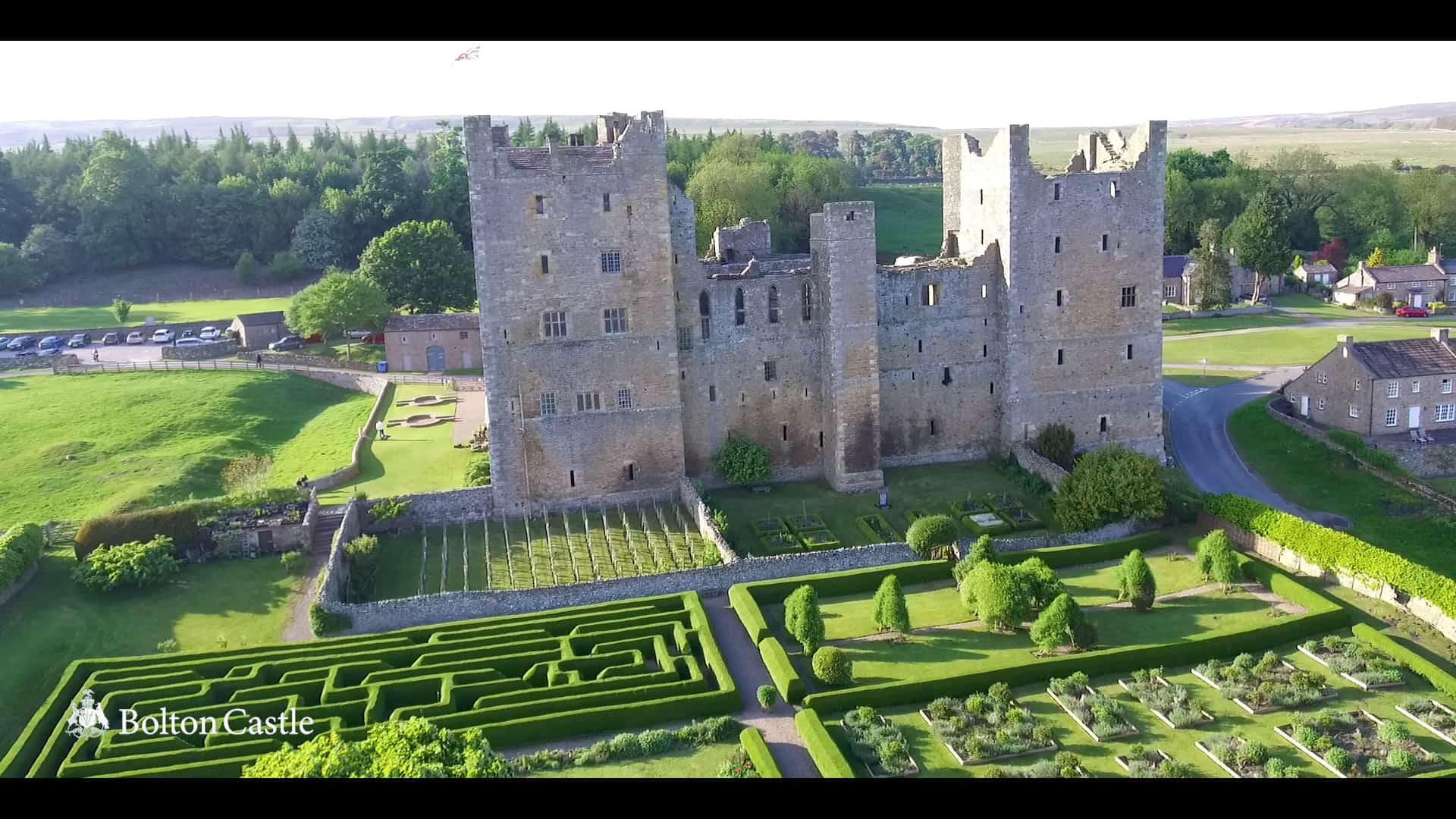 Bolton Castle in Wensleydale, family days out, falconry and weddings