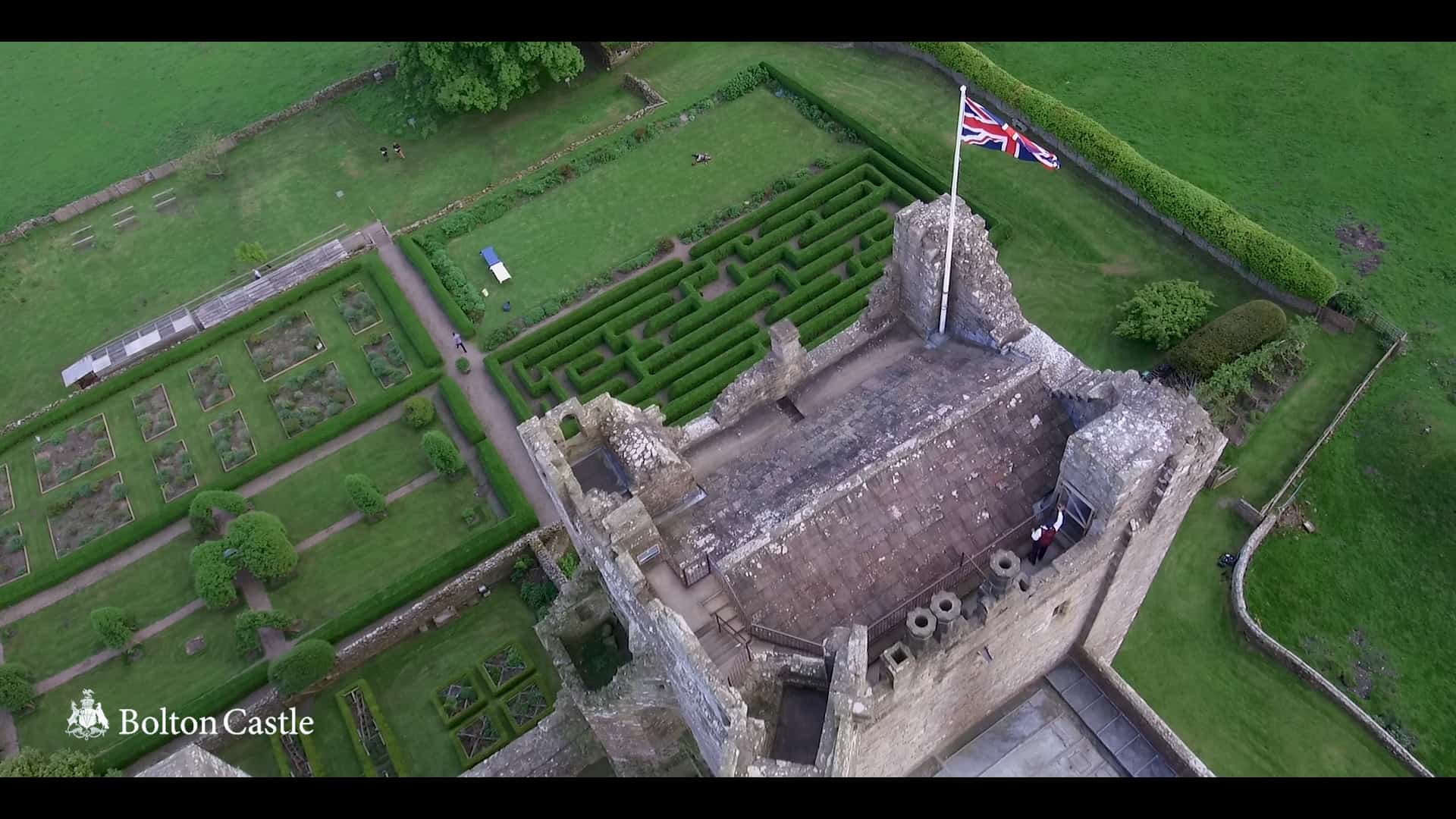 Bolton Castle in Wensleydale, family days out, falconry and weddings